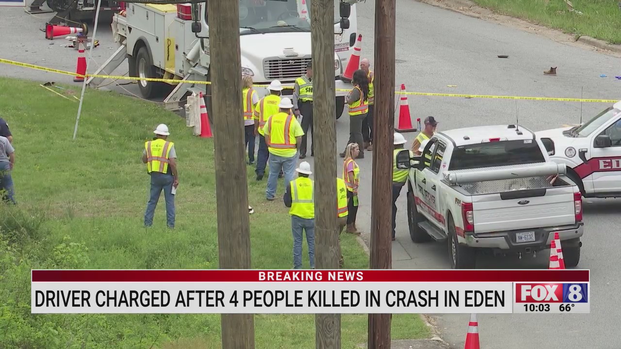 Driver charged after 4 people killed in Eden crash – FOX8 WGHP