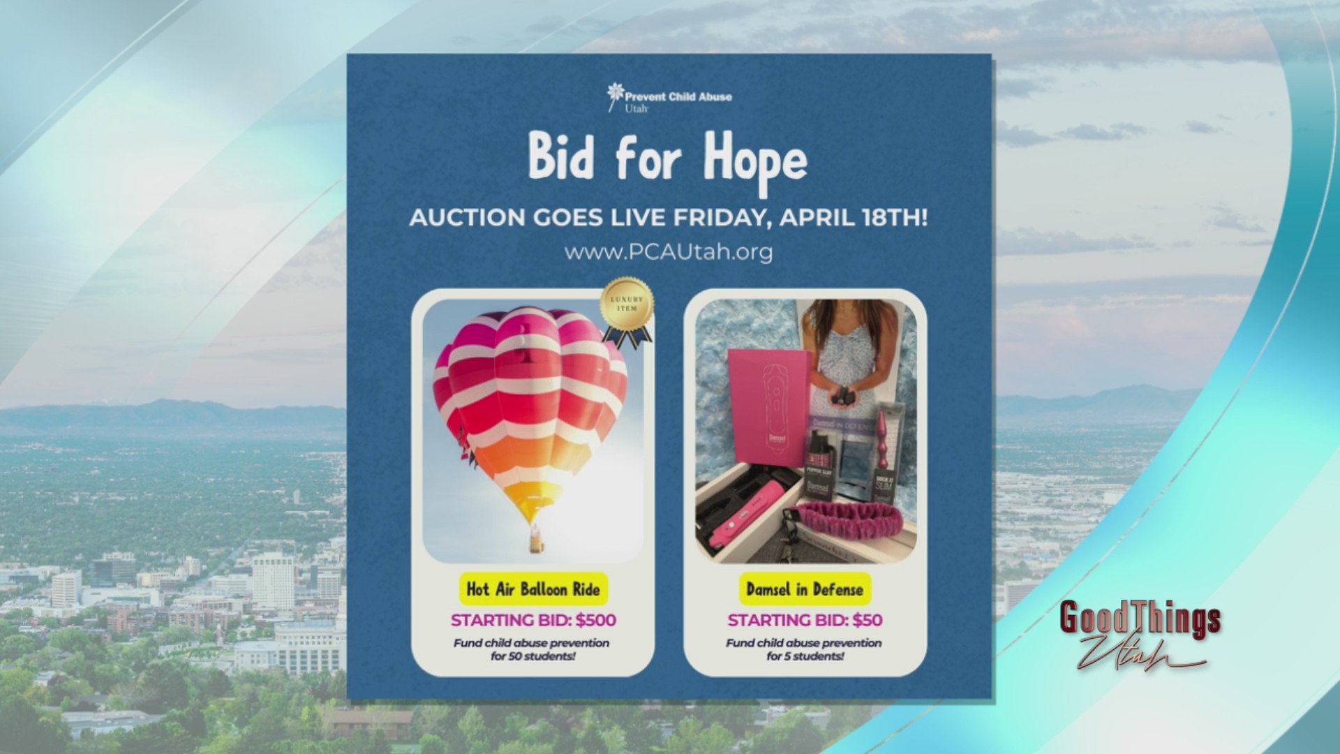Prevent Child Abuse Utah’s Bid For Hope Charity Auction – ABC4 Utah