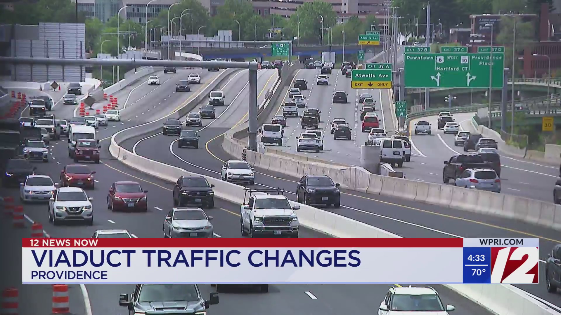 RIDOT announces traffic changes at Providence viaduct – WPRI.com
