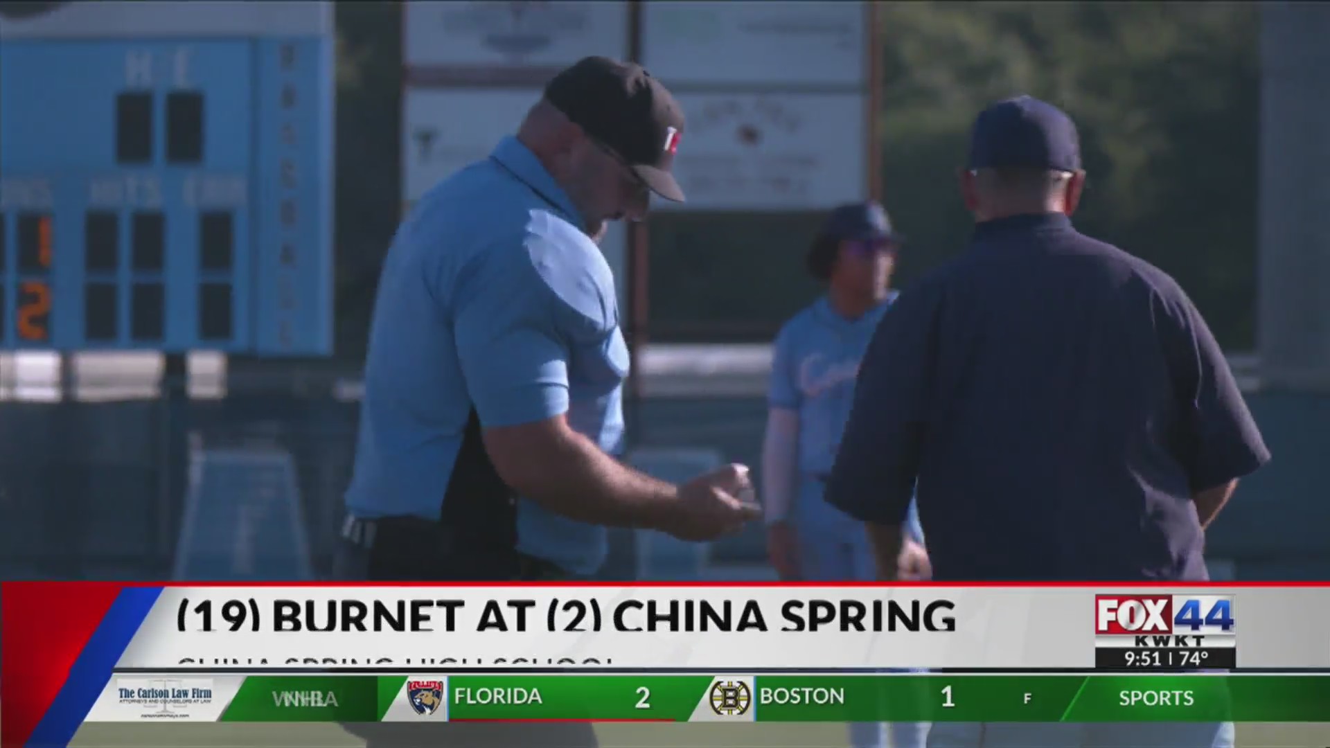 China Spring Baseball completes sweep of Burnet – KWKT – FOX 44
