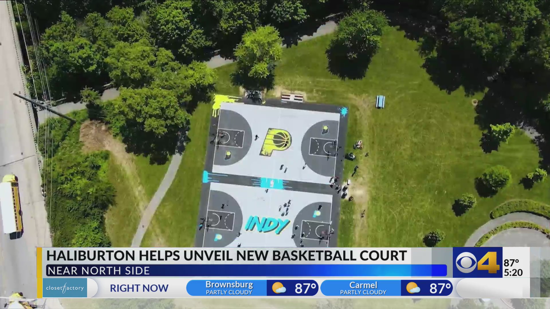 New basketball court unveiled with help from Tyrese Haliburton – WTTV ...