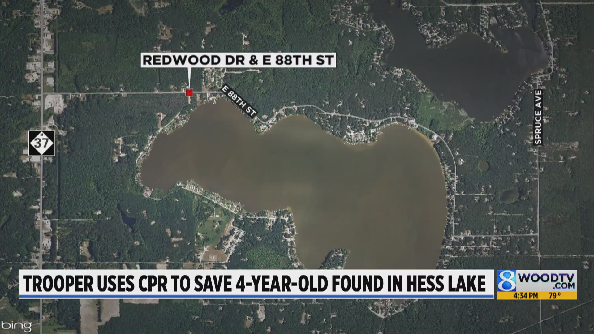 Trooper uses CPR to save 4-year-old found in Hess Lake – WOODTV.com