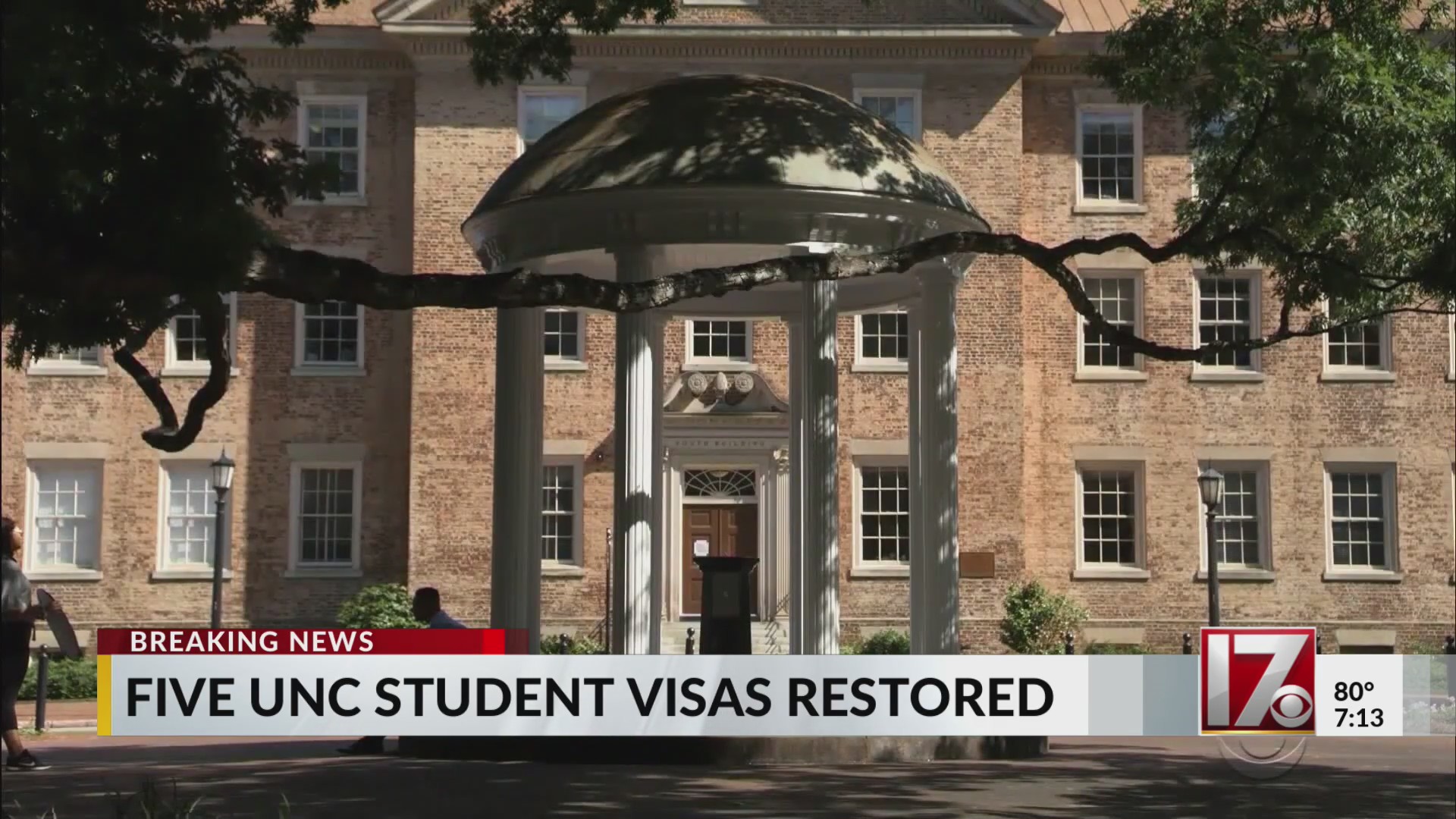 5 UNC international students have visas restored – CBS17.com