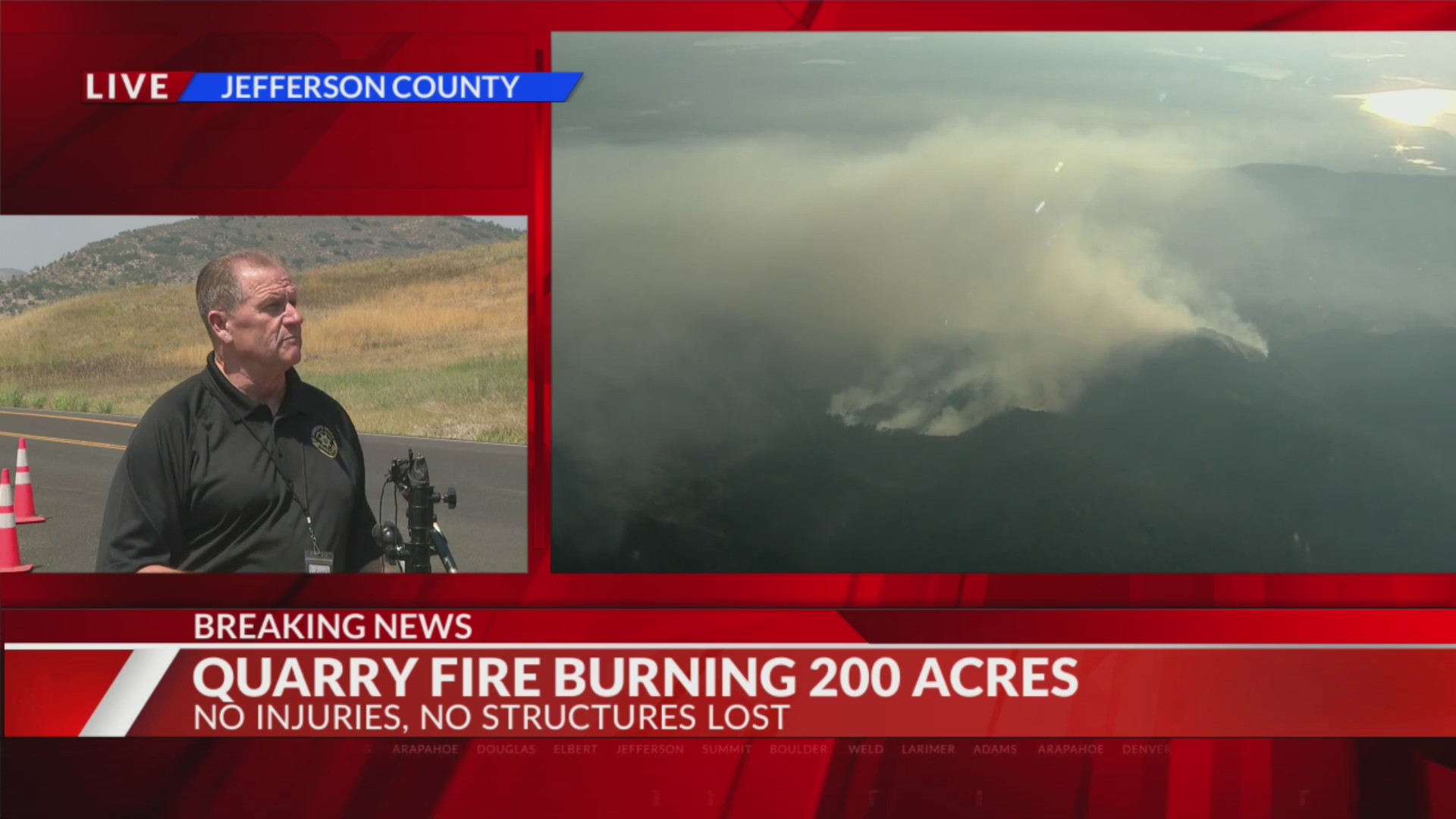 Jefferson County provides update on Quarry Fire, says neighborhoods are ...