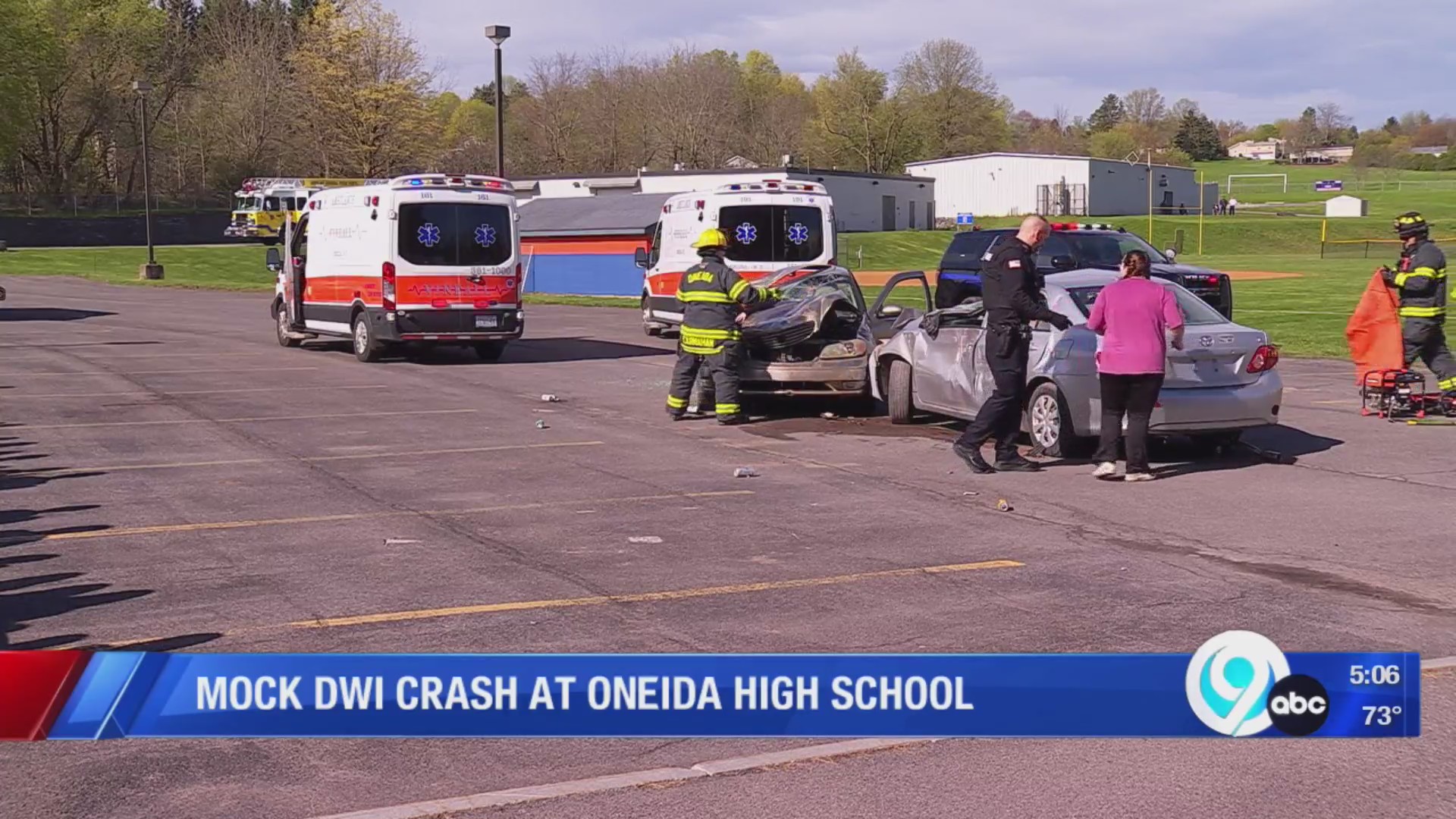 Mock DWI crash at Oneida High School – WSYR