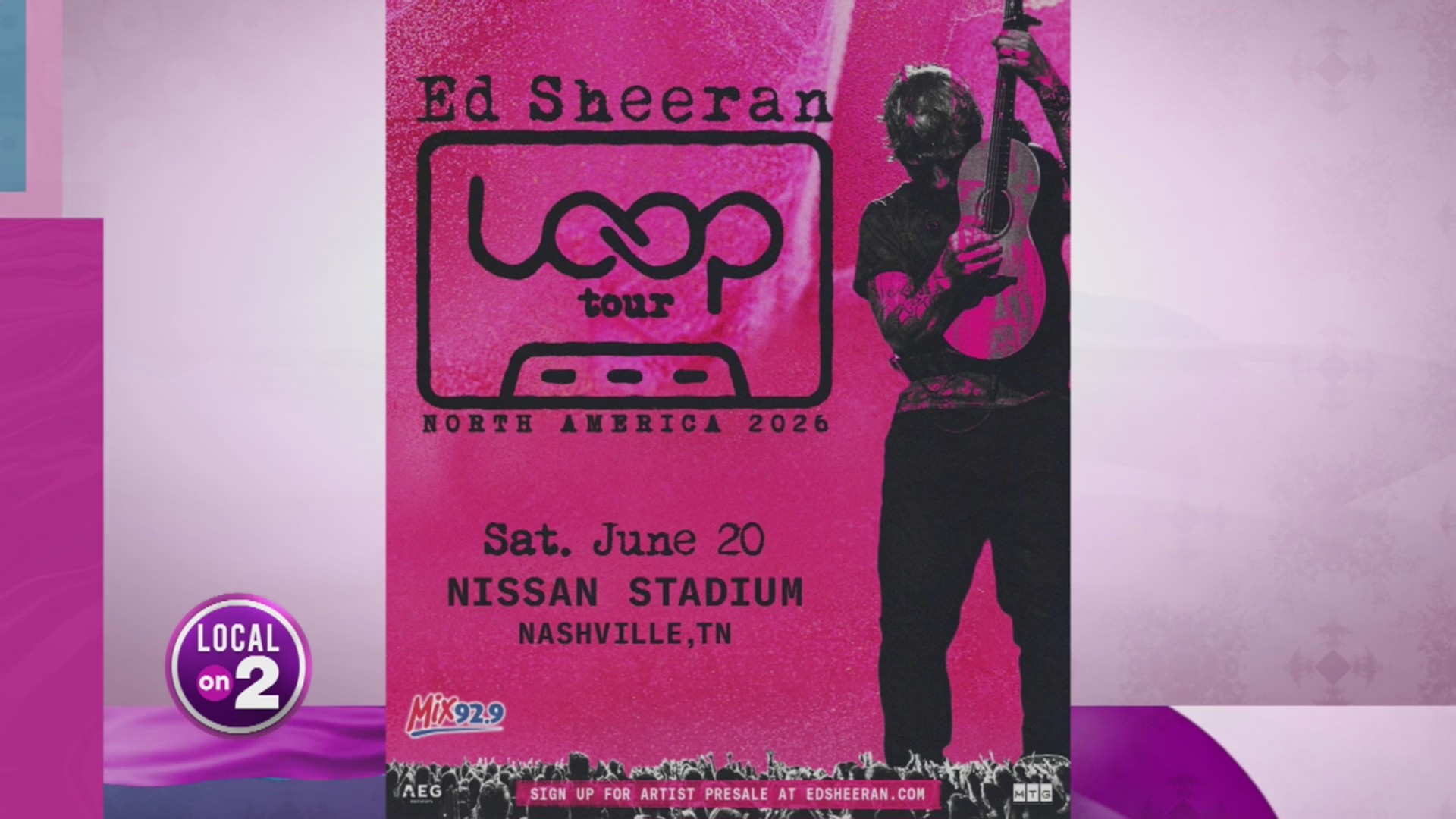 Best Week Ever: Ed Sheeran – WKRN News 2