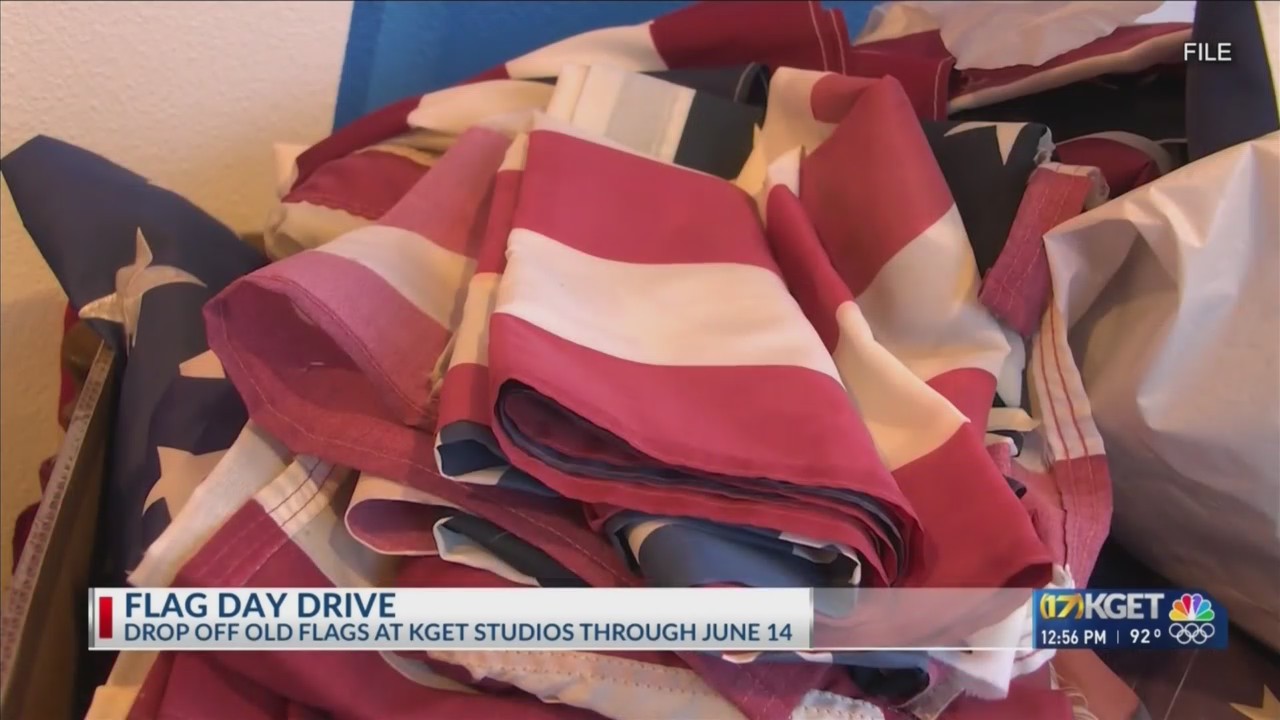 Flag Days Drive: Drop off your old flags at KGET studios through June ...