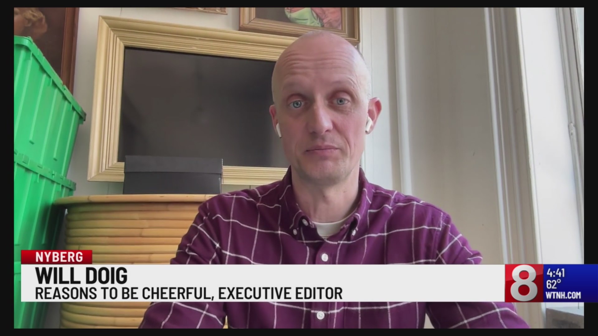 Nyberg: ‘Reasons to be Cheerful’ Executive Director Will Doig – WTNH.com