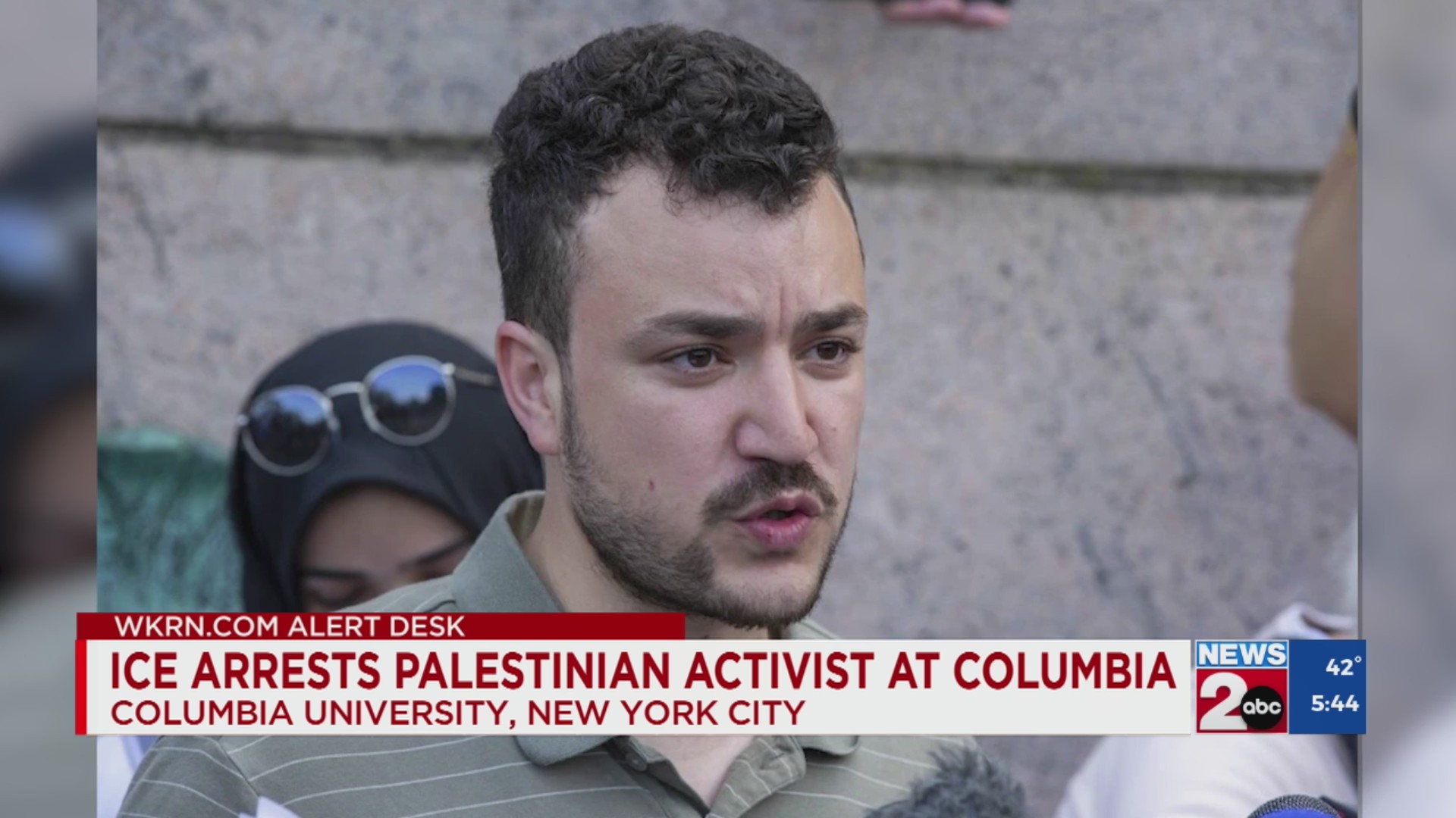 ICE arrests Palestinian activist at Columbia – WKRN News 2