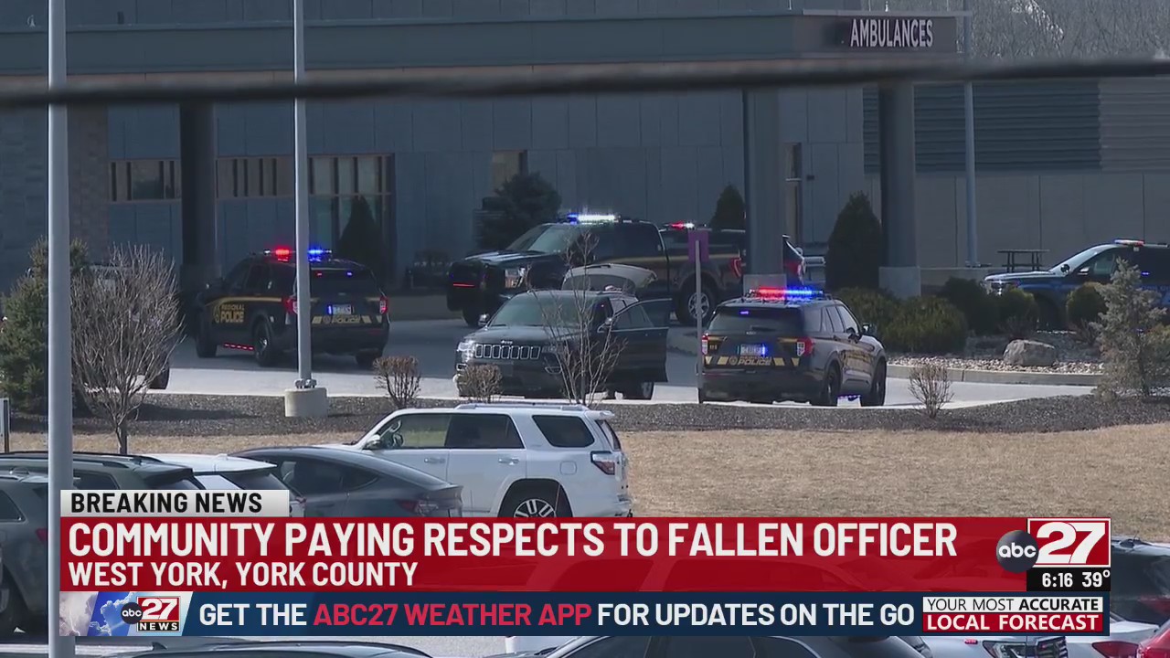 Community remembers fallen West York Borough Police Officer – NEWS10 ABC