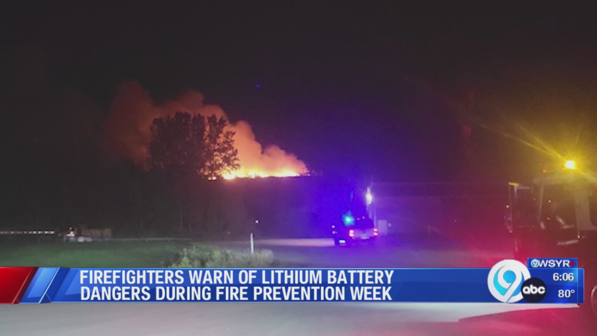 Firefighters warn of lithium battery dangers for Fire Prevention Week ...