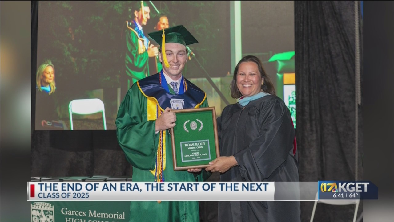 Class of 2025: Garces Memorial High School valedictorian, Tommy Buckley ...
