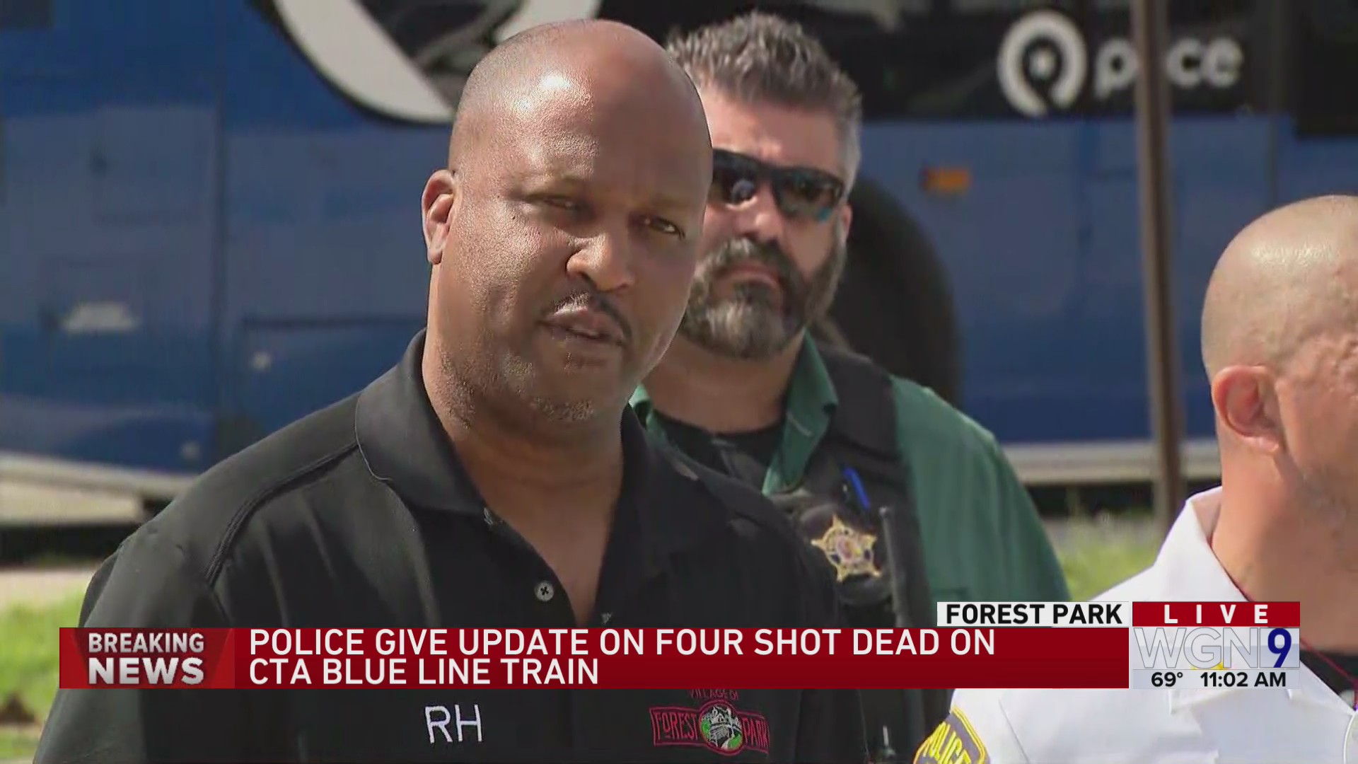 Forest Park authorities give press conference on CTA Blue Line train ...