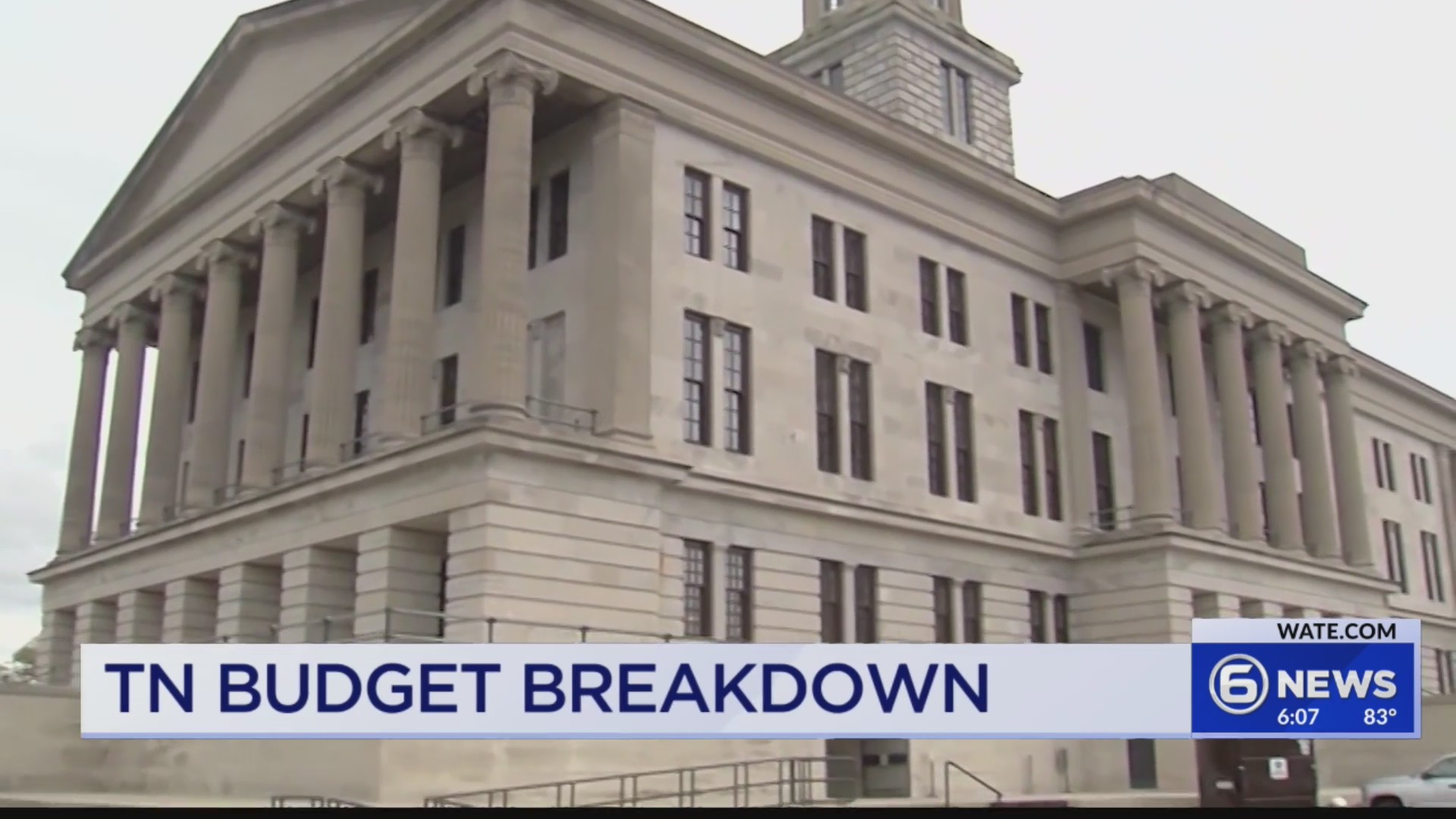 Tennessee passes nearly $60 billion budget – WATE 6 On Your Side
