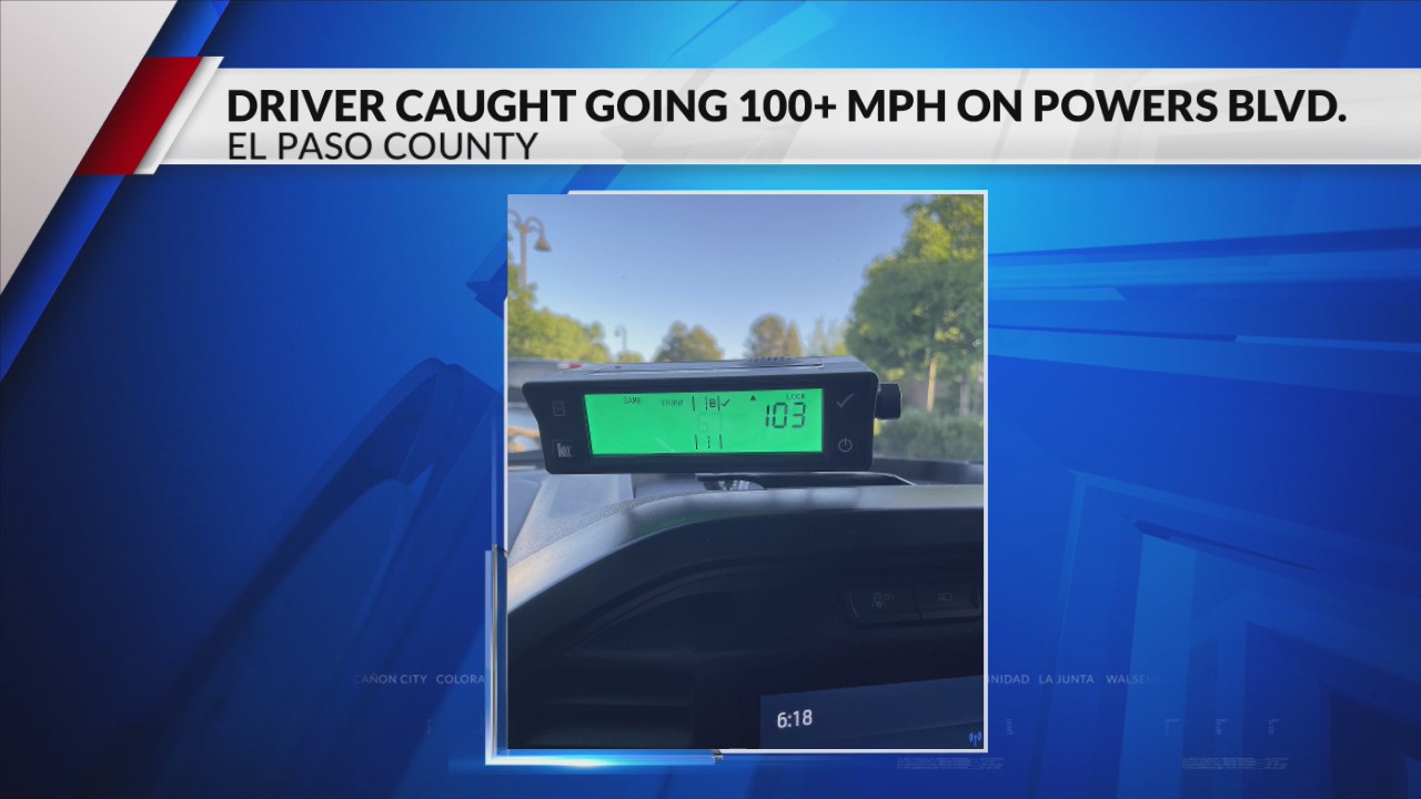 Speeder faces 20-point ticket for going 103 mph on Powers – FOX21 News ...