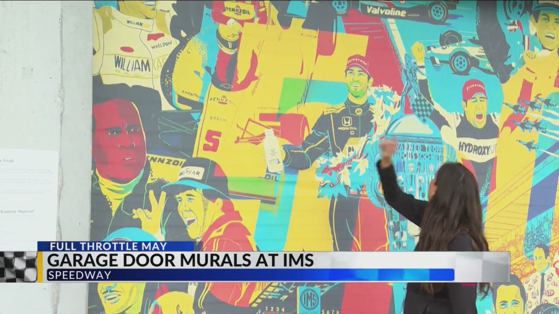 IMS creative team shares inspiration for garage door murals and program ...