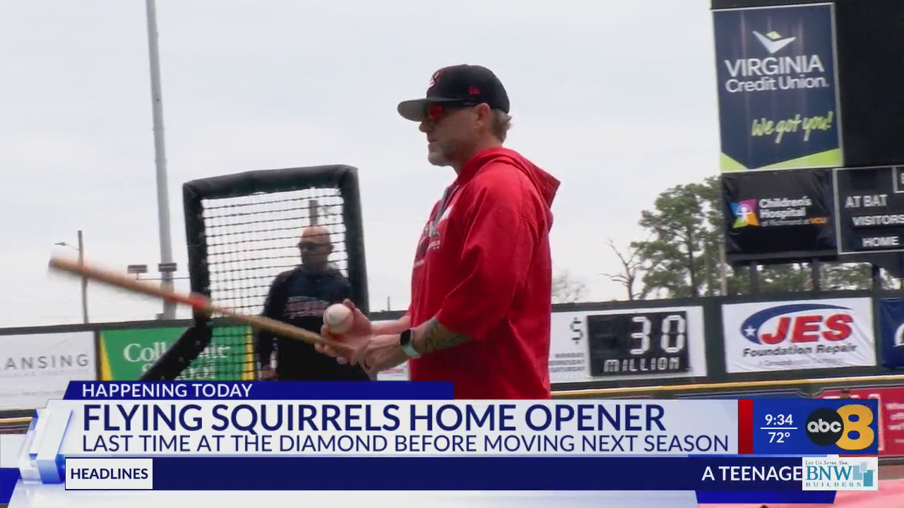 Richmond Flying Squirrels prepare for final opening day at the Diamond ...