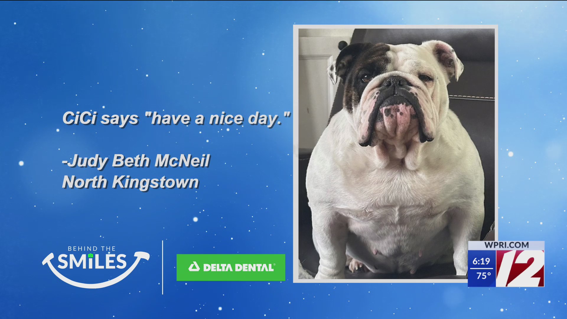 Behind the Smiles Photo for July 18 from Judy Beth McNeil from North ...