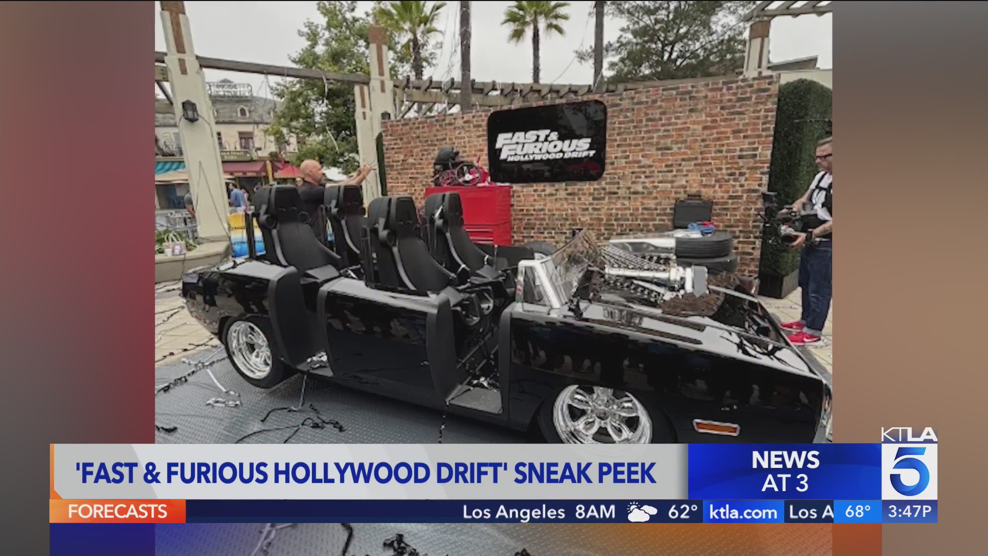 Universal Studios reveals ride vehicle for ‘Fast & Furious’ coaster – KTLA