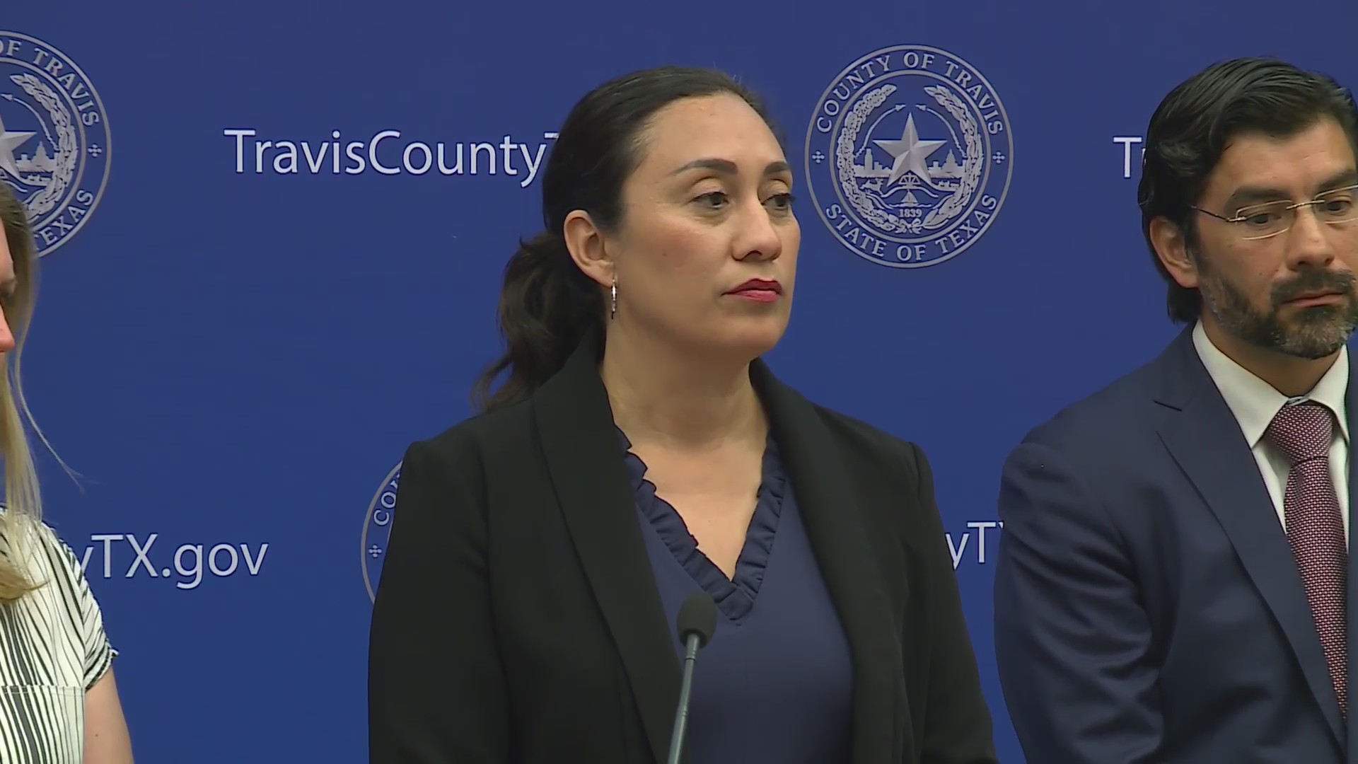 Travis County Attorney Delia Garza explains details surrounding Monday ...