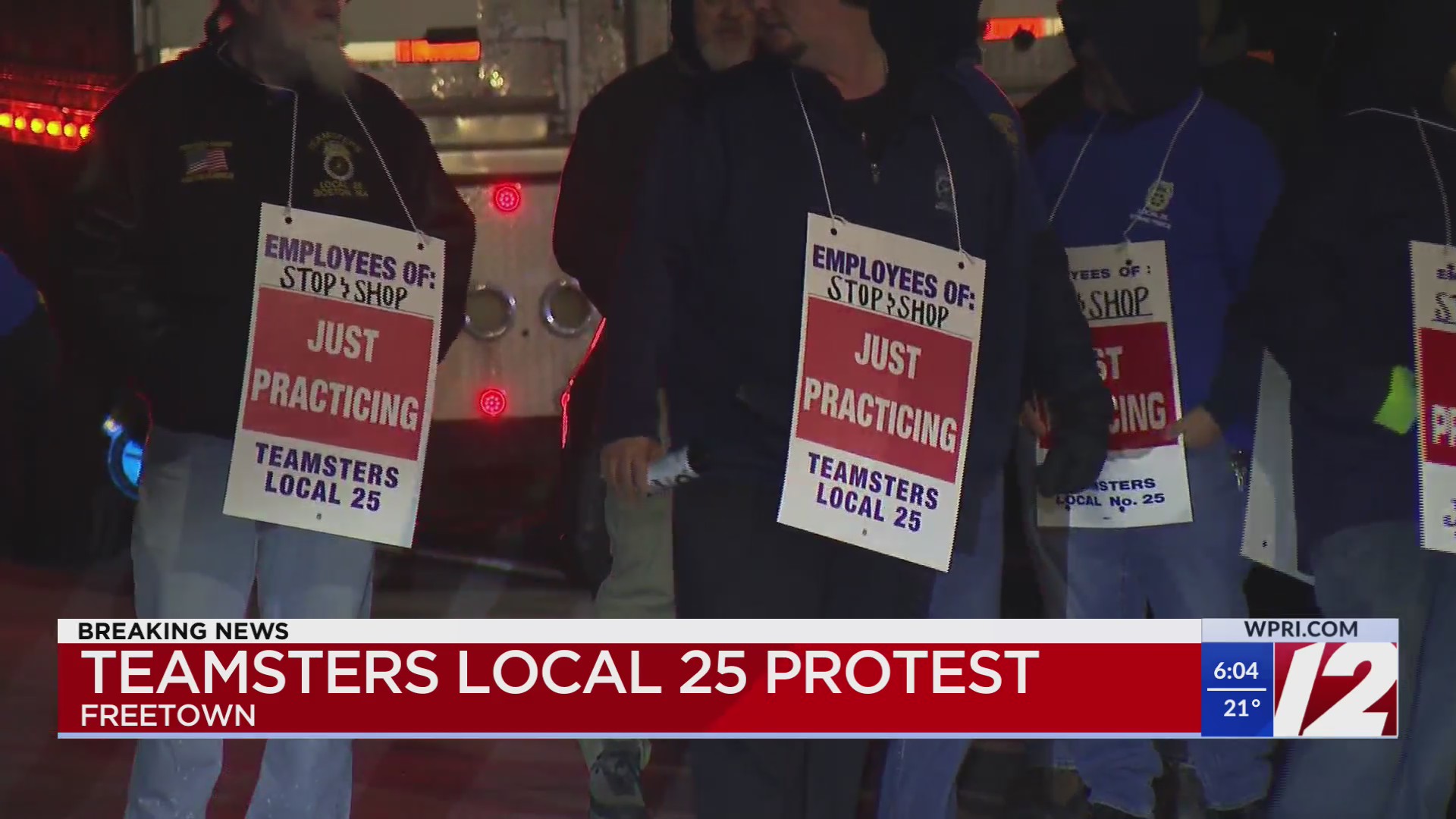 Union members picket outside Stop & Shop distribution center – WPRI.com