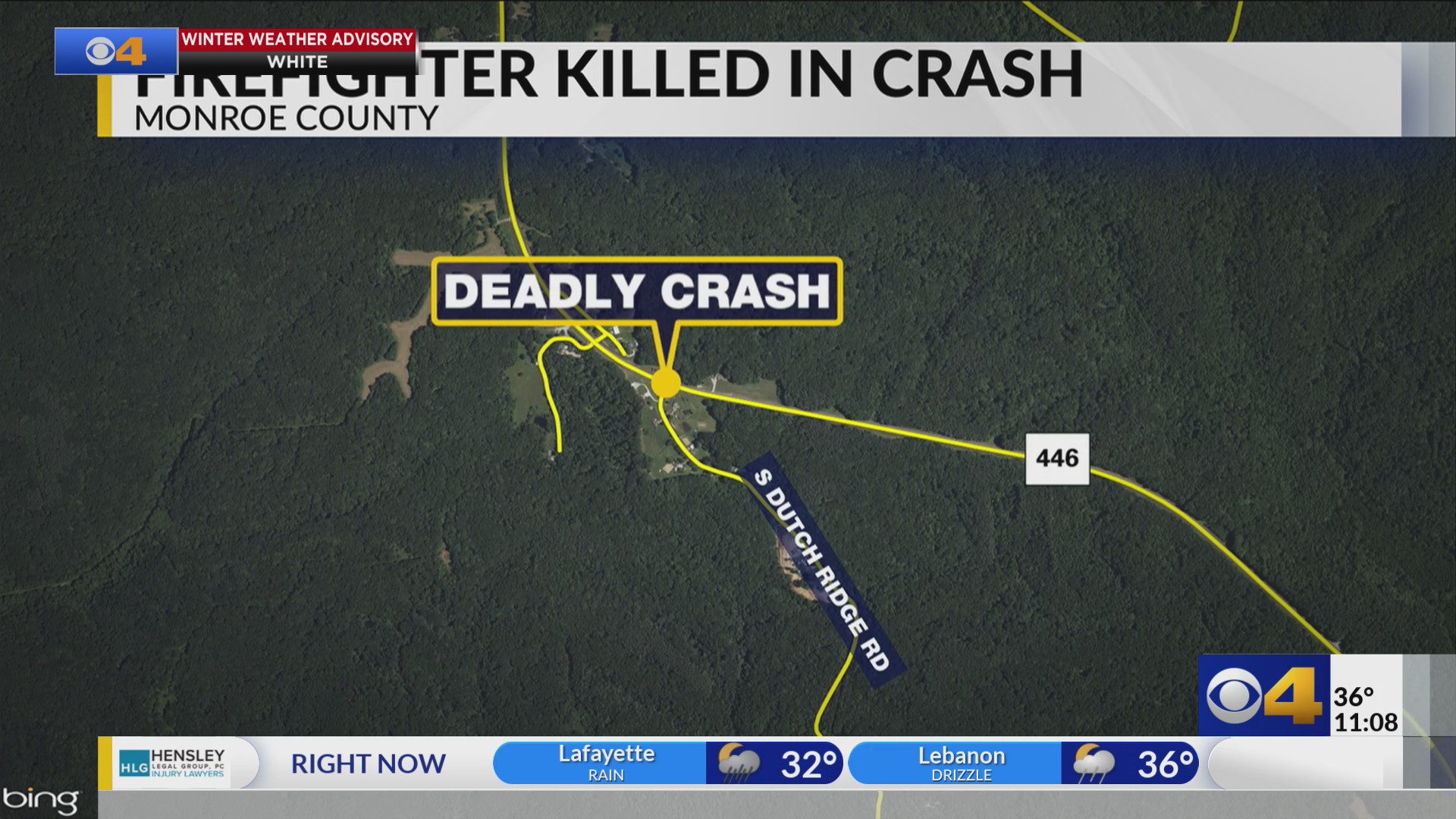 Monroe County Sheriff’s Office: Firefighter dead after single-vehicle ...