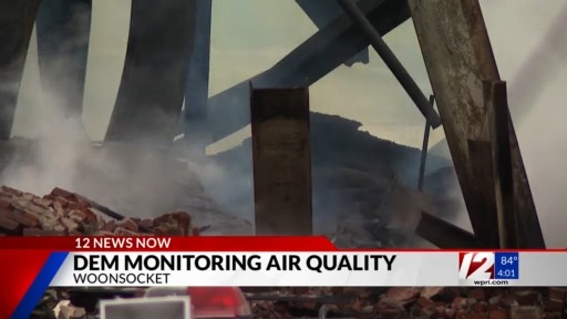 DEM continues to monitor mill fire in Woonsocket – WPRI.com