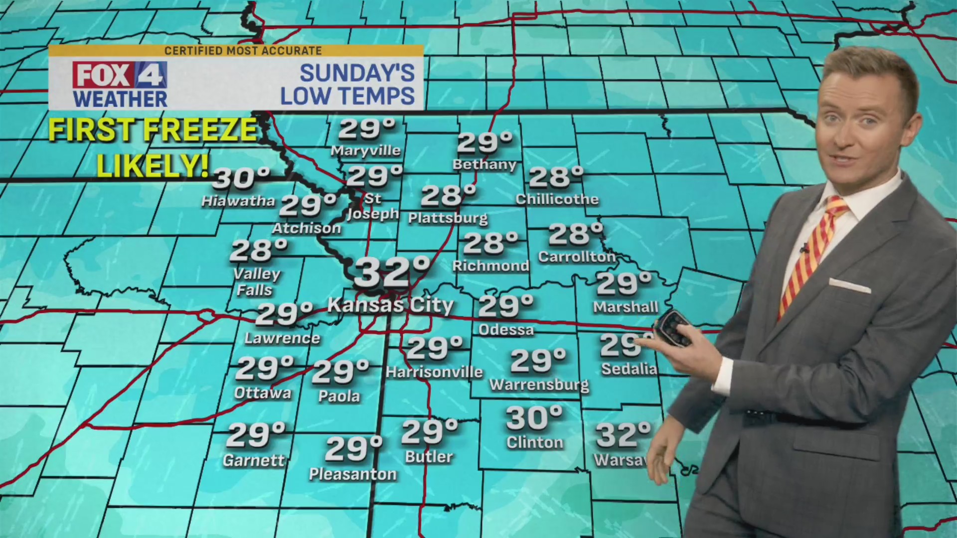 Friday afternoon forecast – FOX 4 Kansas City WDAF-TV | News, Weather ...
