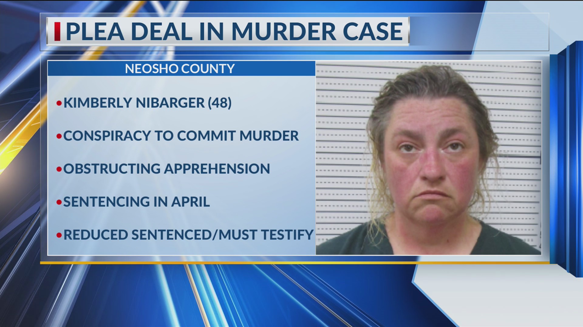 Plea deal in murder case — Kimberly Nibarger – KSNF/KODE ...