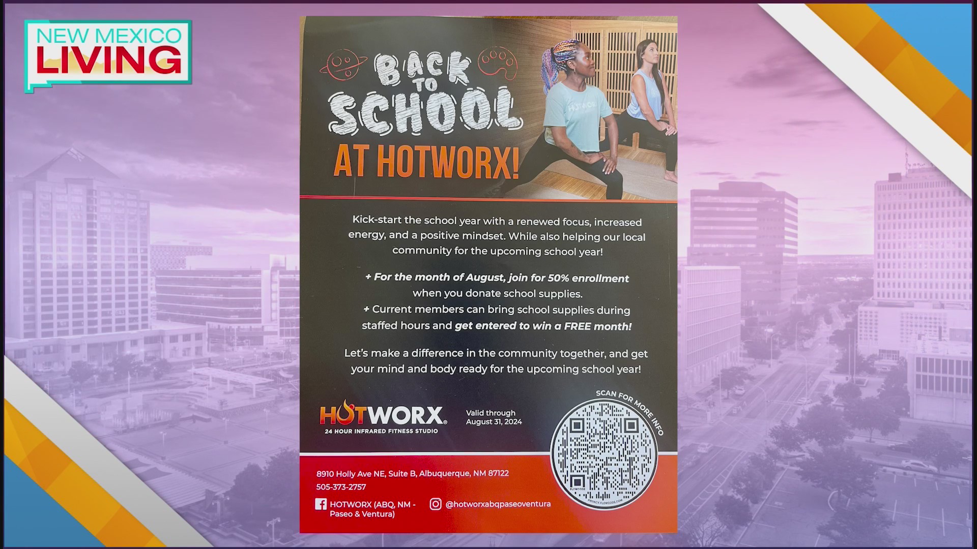 HOTWORX offers special deal to back-to-school supply drive participants ...