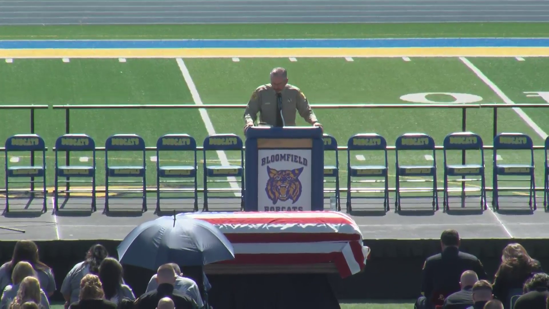 Funeral service for fallen Bloomfield Police officer Timothy Ontiveros ...