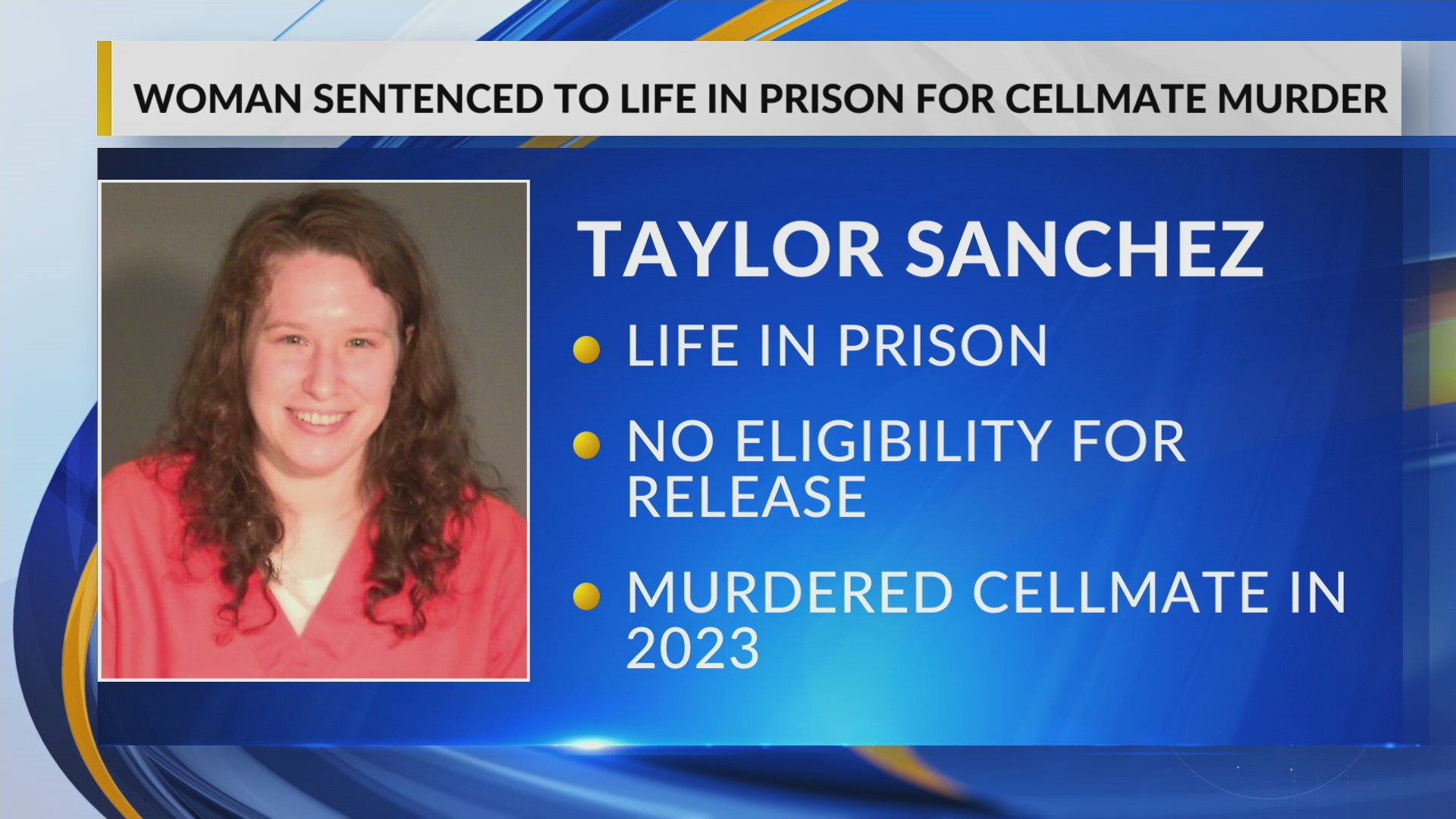 Wisconsin inmate sentenced to life for murdering cellmate at Taycheedah ...