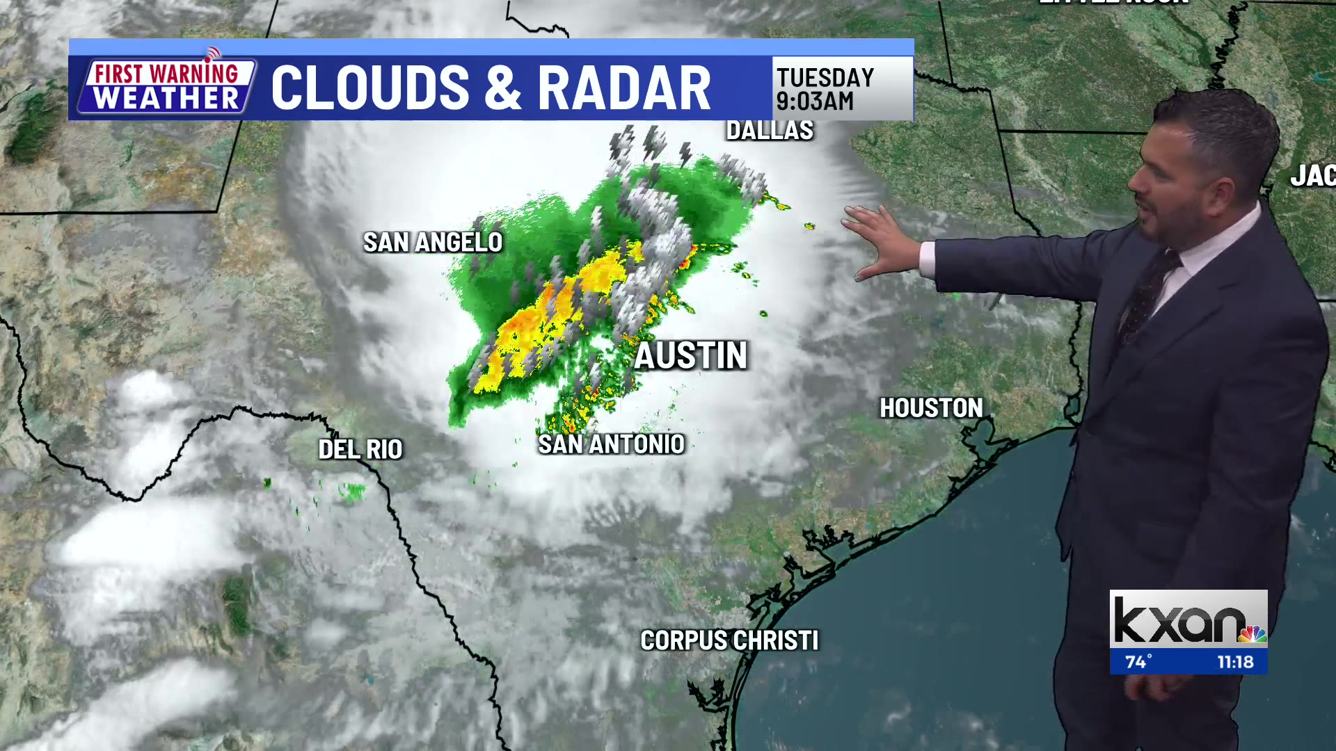 First Warning Weather Noon Forecast with Freddy Vela and Rich Segal ...
