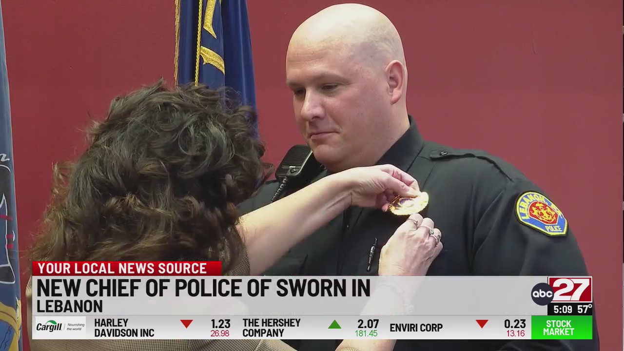Lebanon City swears in new police chief – ABC27