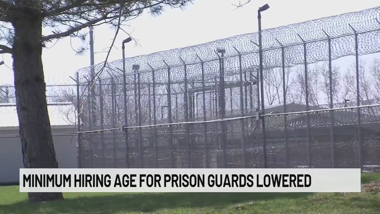 Minimum hiring age for prison guards lowered – NEWS10 ABC