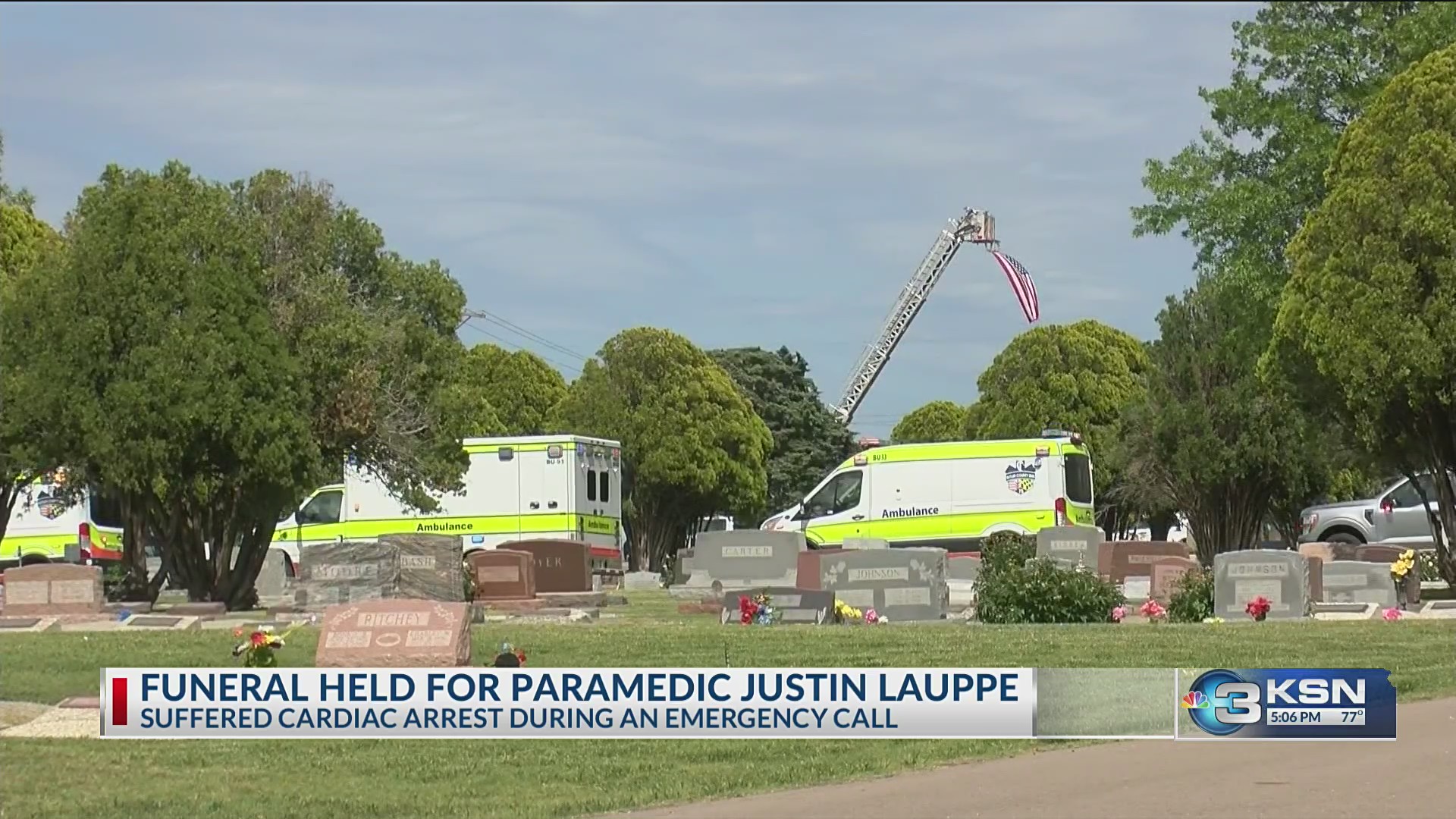 Ambulance procession honors fallen Butler County paramedic – KSN-TV