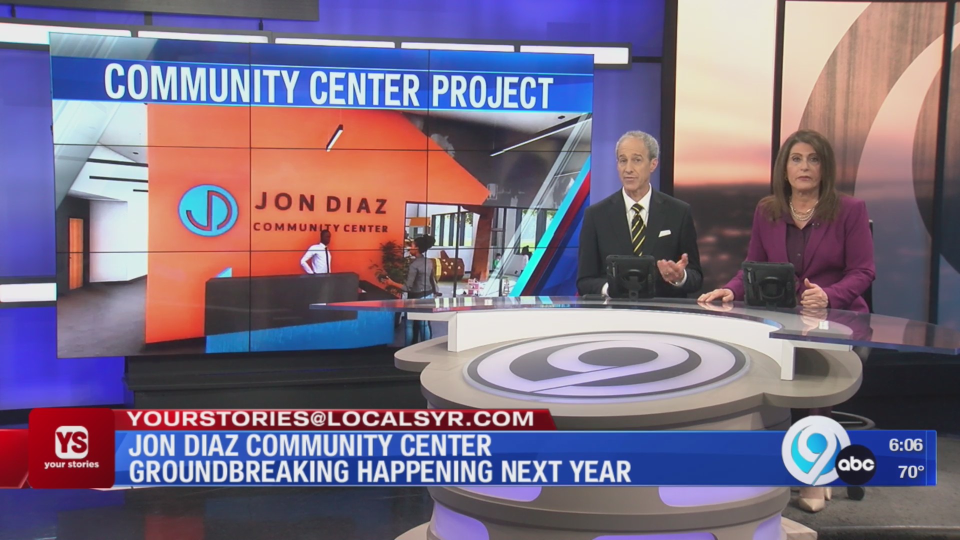 Jon Diaz community center groundbreaking happening next year – WSYR