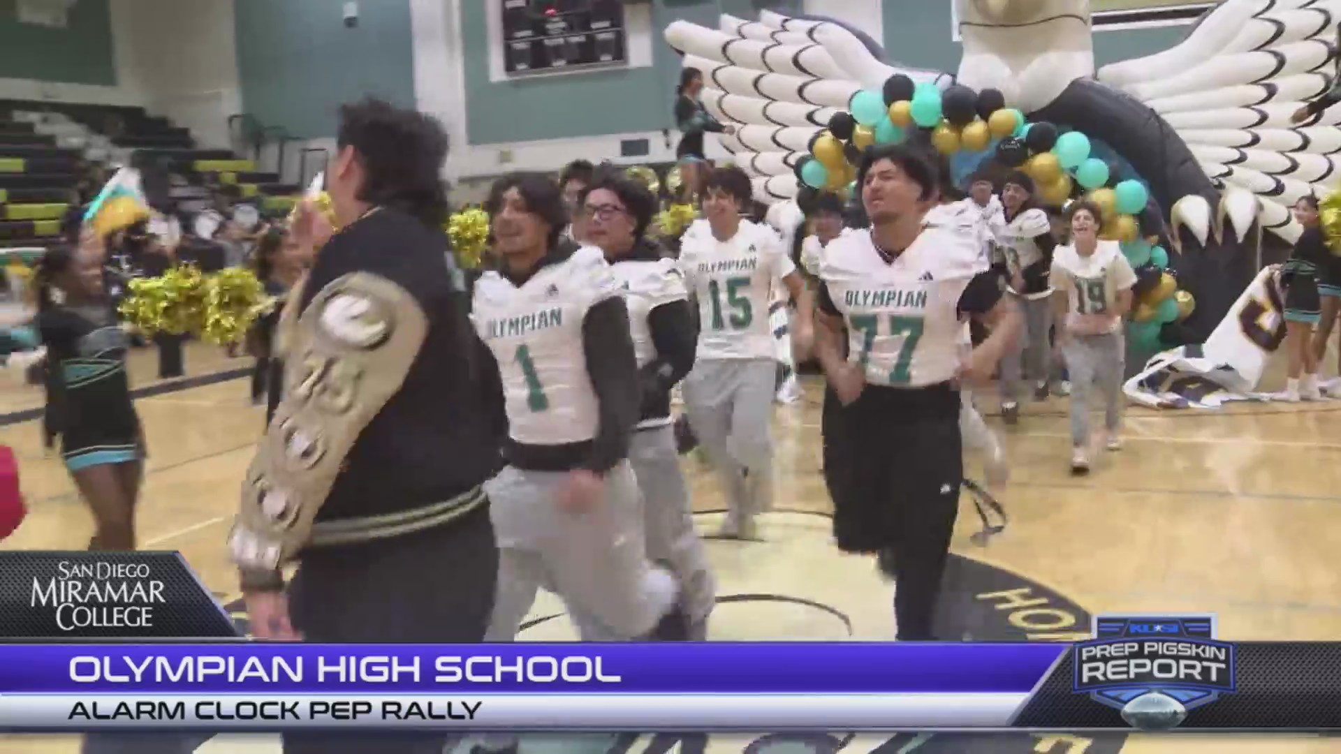 Week 11 Alarm Clock Pep Rally: Olympian – FOX 5 San Diego & KUSI News Week 11 Alarm Clock Pep Rally: Olympian – FOX 5 San Diego & KUSI News