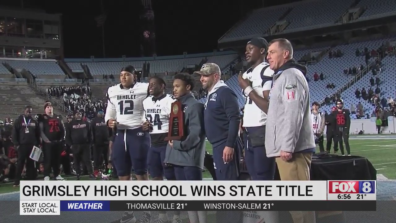 Grimsley High School wins football state championship – FOX8 WGHP