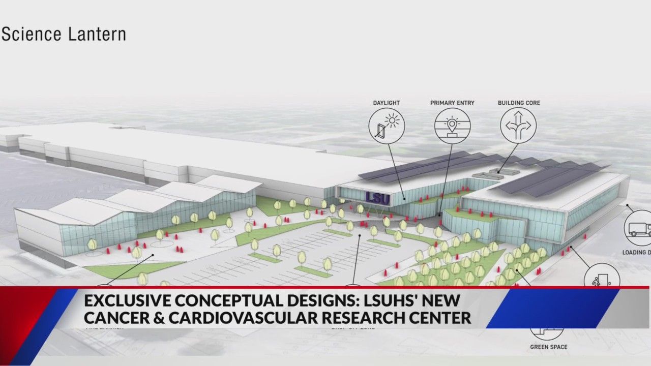 Conceptual designs for LSU Health Cancer Research Center revealed ...