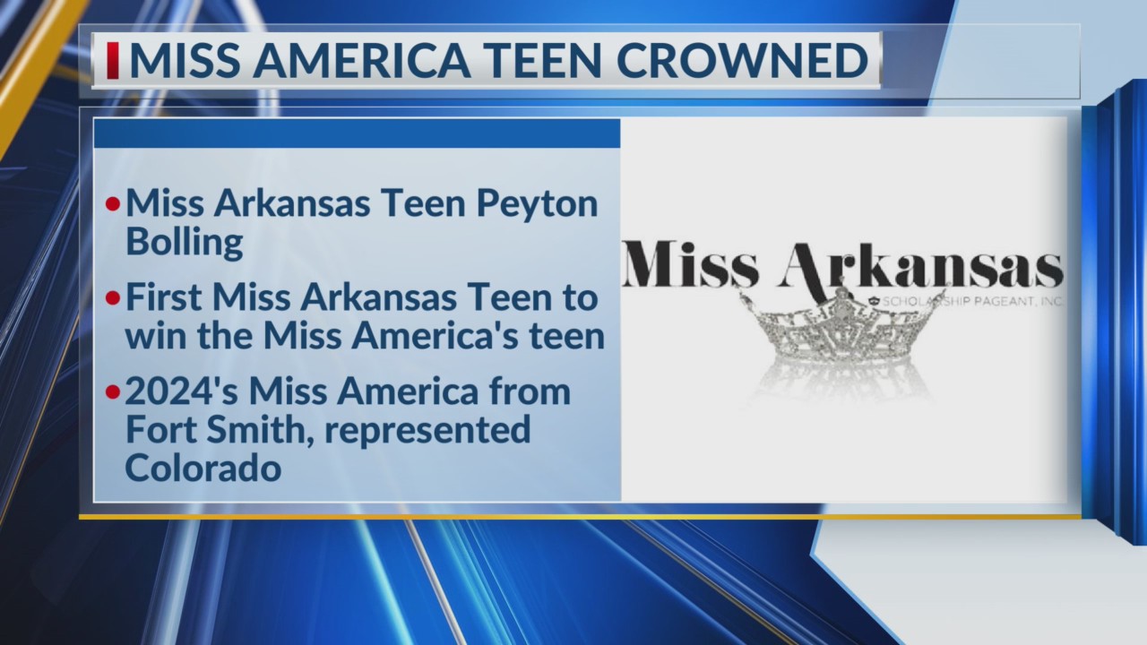 Miss Arkansas’ Teen Peyton Bolling wins Miss America’s Teen 2025 – KLRT ...