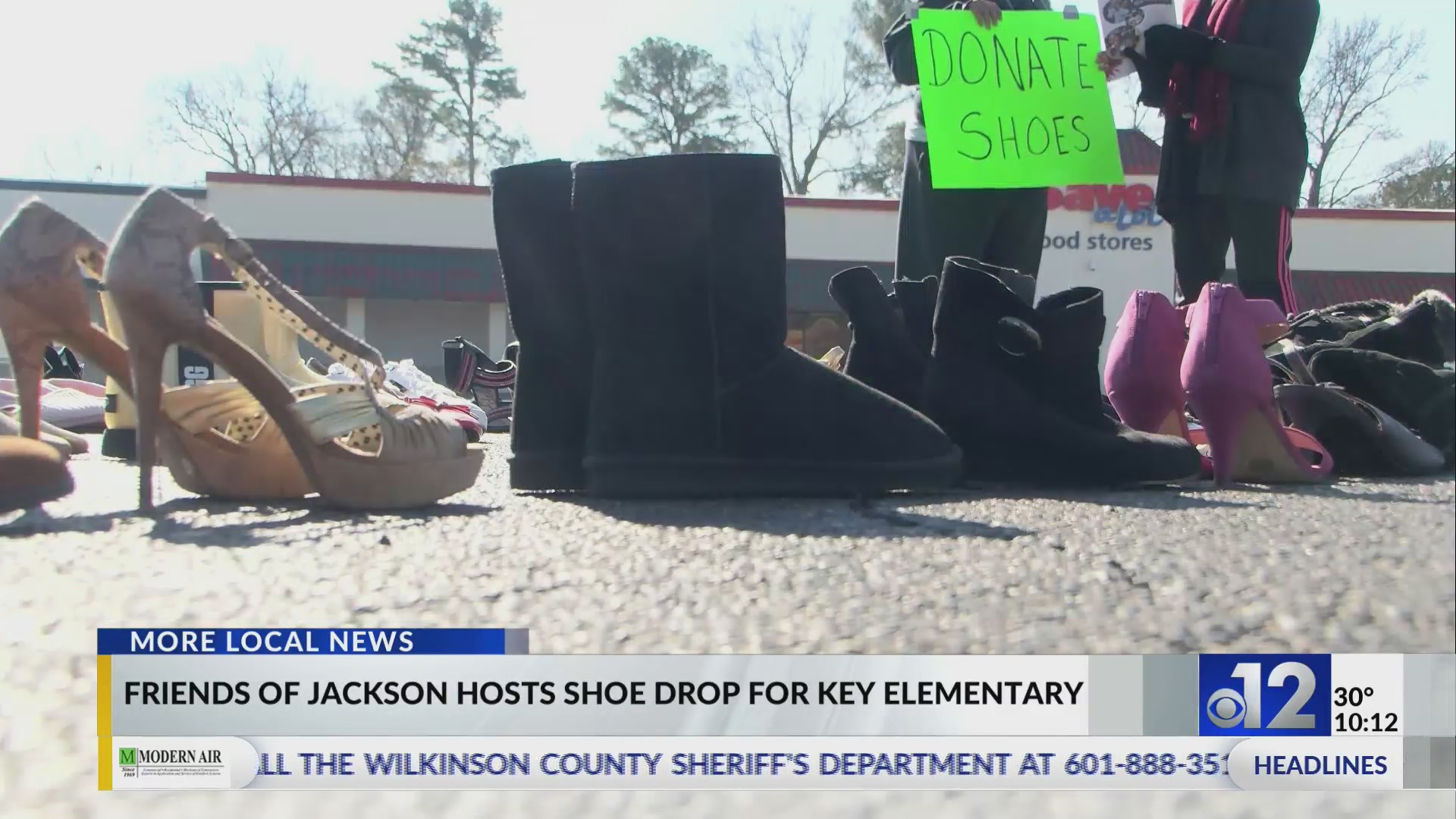 Friends of Jackson hosts shoe drop for Key Elementary – WJTV