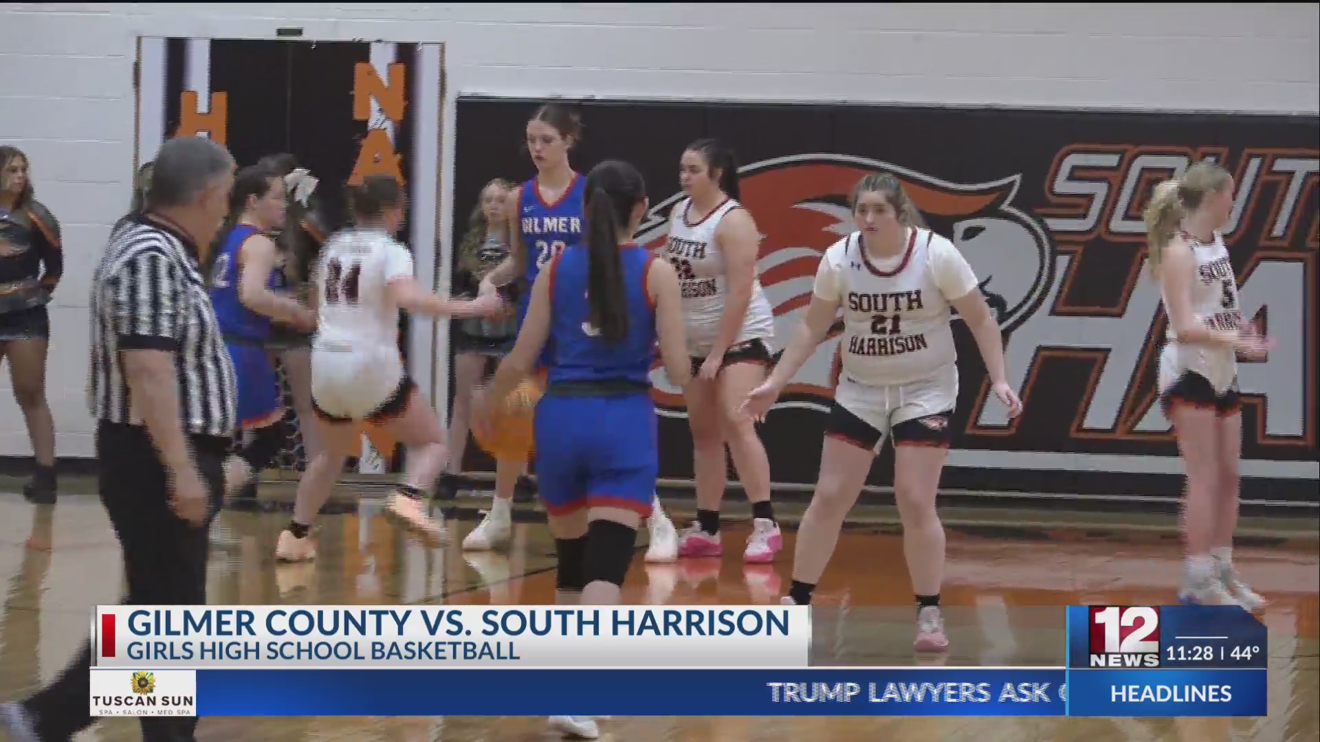 GIRLS BASKETBALL HIGHLIGHTS: Gilmer County vs. South Harrison – WBOY.com