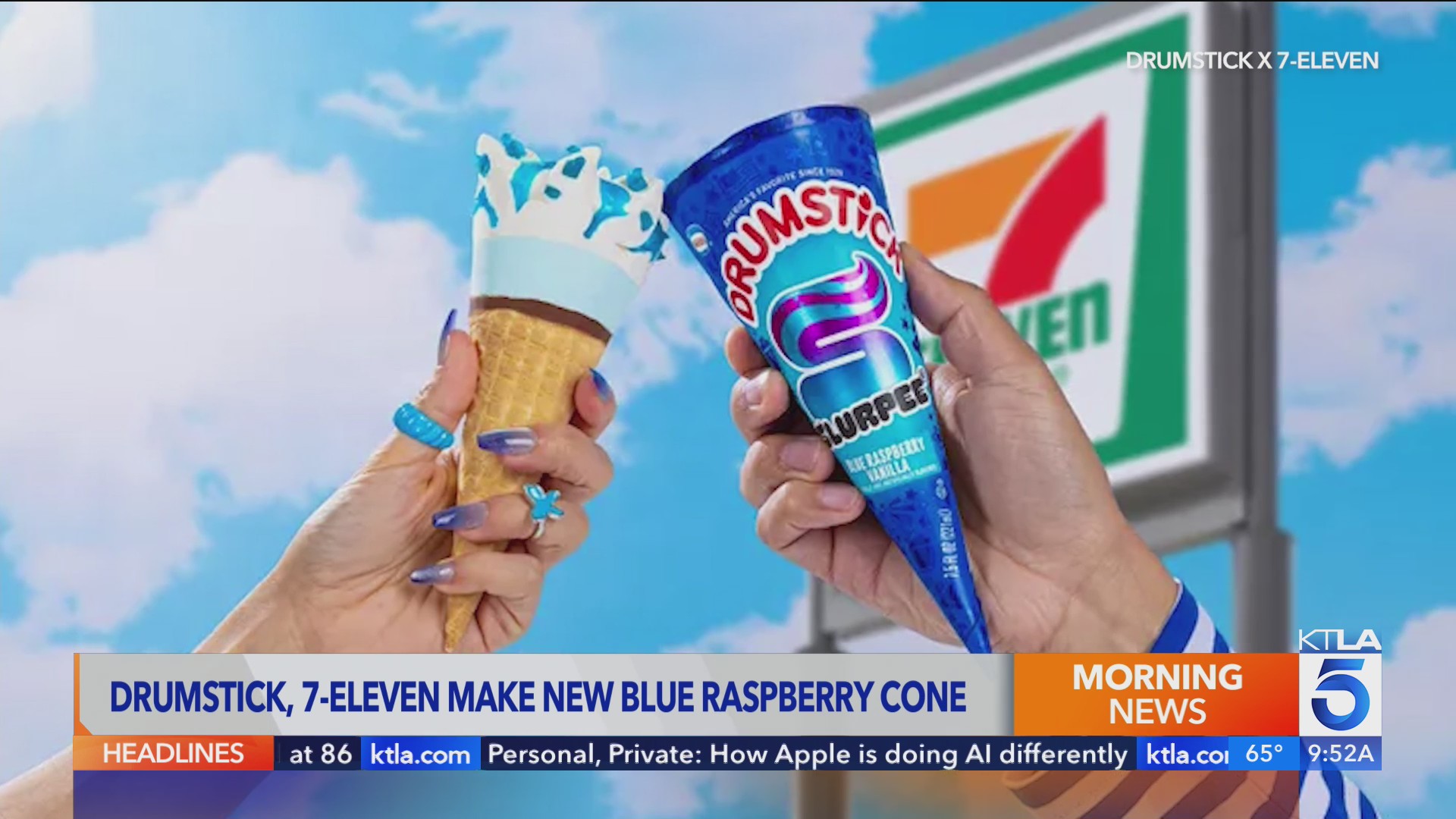 7-Eleven, Drumstick debut new Drumstick Slurpee Cone ice cream – KTLA