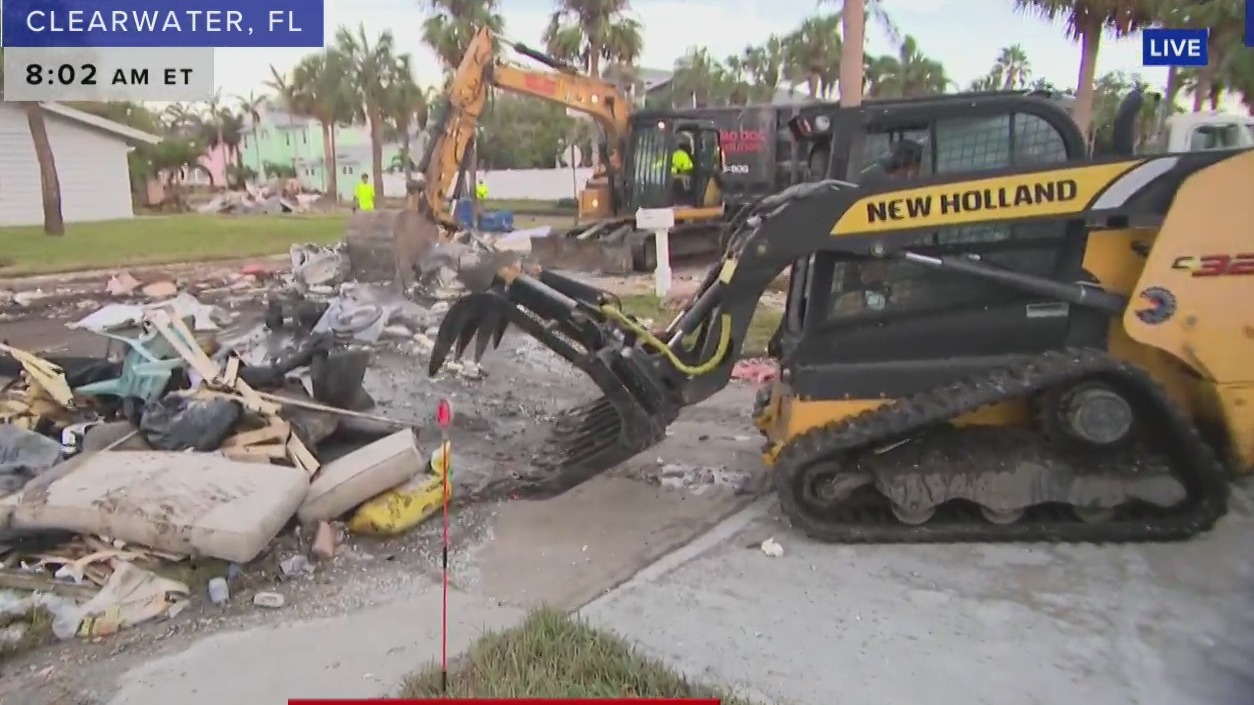 Florida races to clean up Helene debris before Hurricane Milton ...