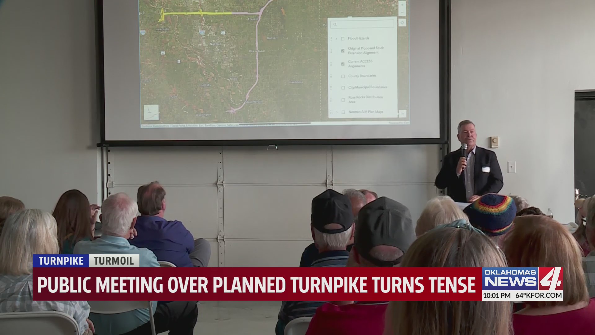 Public meeting over planned Turnpike turns tense – KFOR.com Oklahoma City