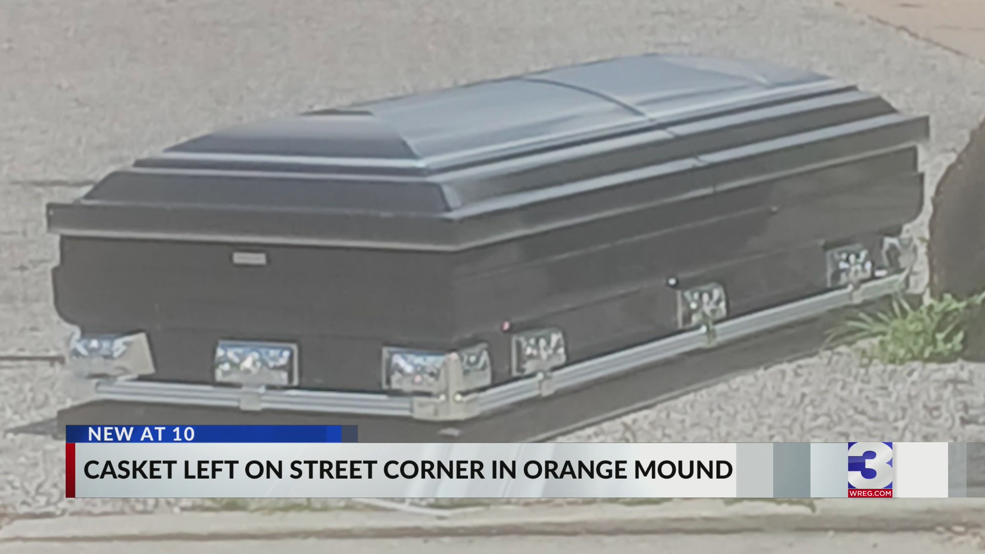 Man records casket left at Orange Mound corner store – WREG.com
