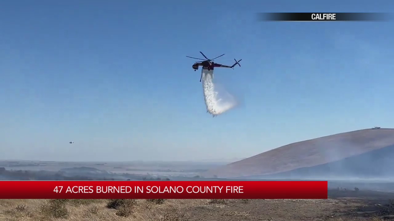 Solano County wildfire burns 47 acres – KRON4