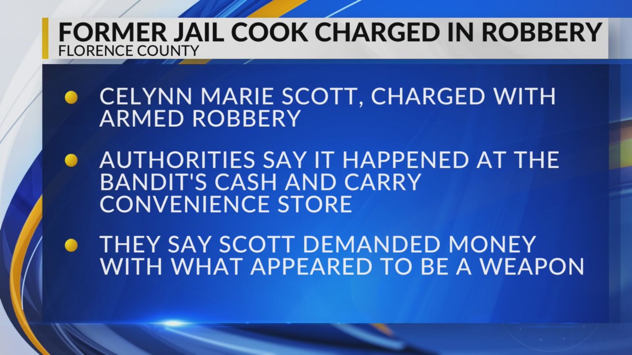Ex-Florence County jail cook accused of robbing Scranton convenience ...