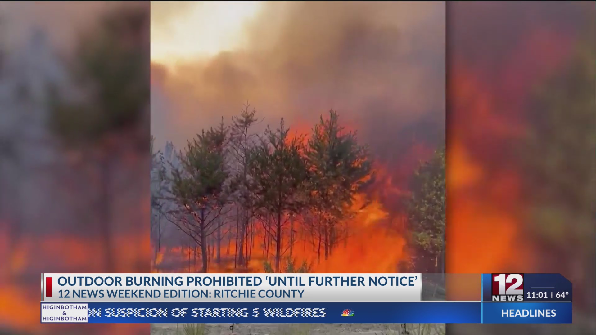 Outdoor burning prohibited in Ritchie County ‘until further notice ...